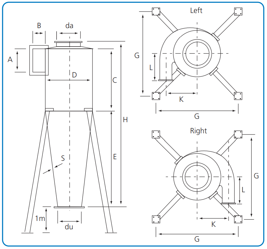 Cyclone Type JA | Reliable Dust Separation Solutions | JKF