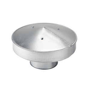 Rain caps galvanised